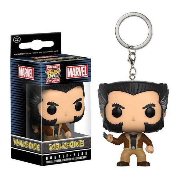Funko | Accessories | Funko Wolverine Marvel Pocket Pop Key Chain Ring ...